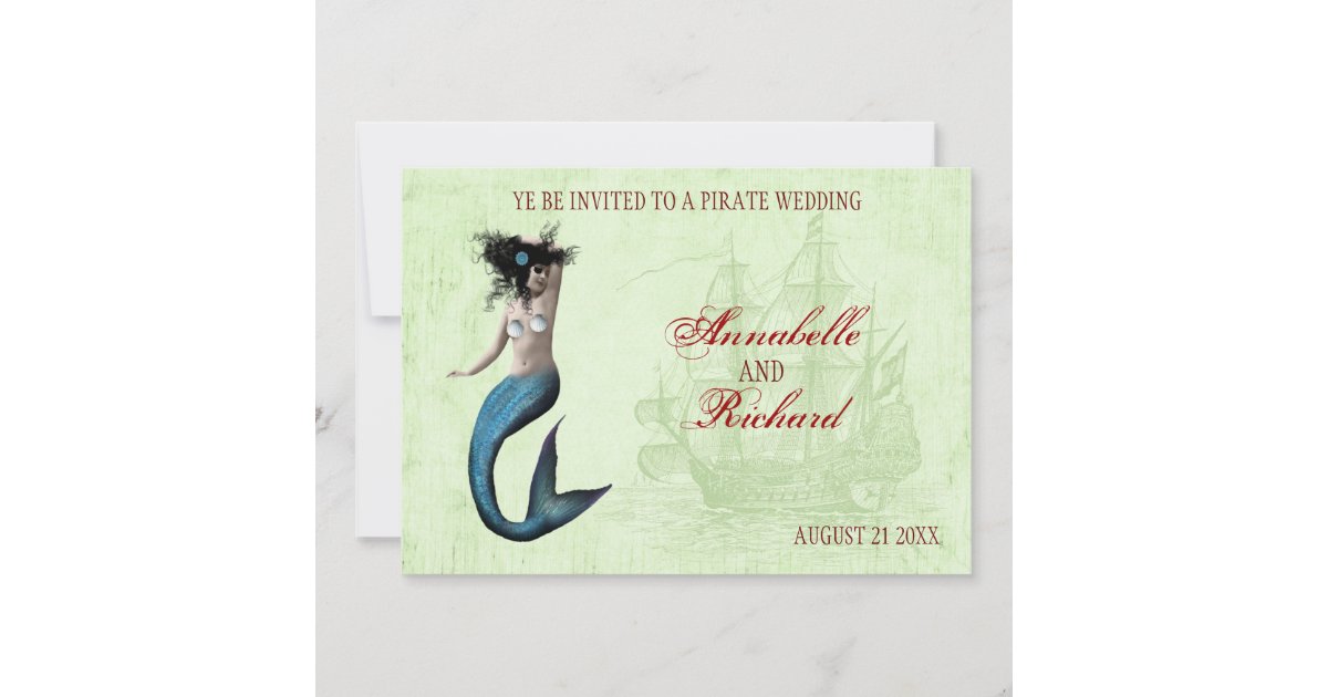 Pirate Wedding Invitations | Zazzle