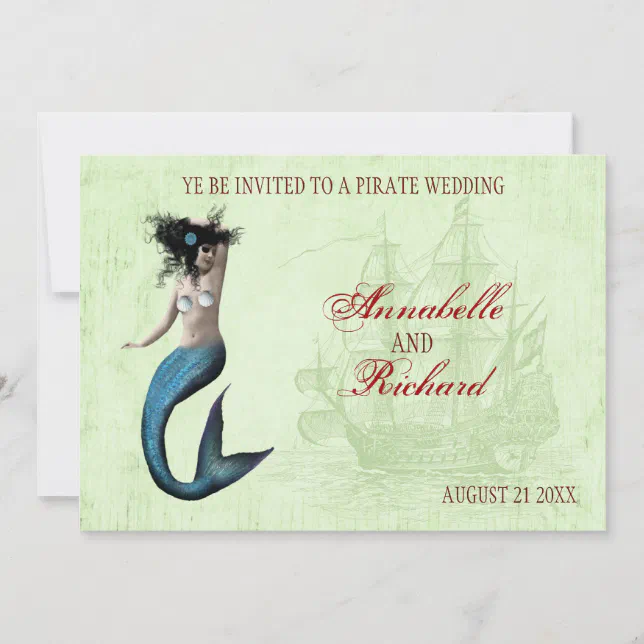 Pirate Wedding Invitations | Zazzle