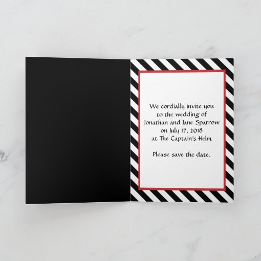 pirate wedding invitations | Zazzle