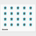 Pirate with Water Name Tag Stickers | Zazzle
