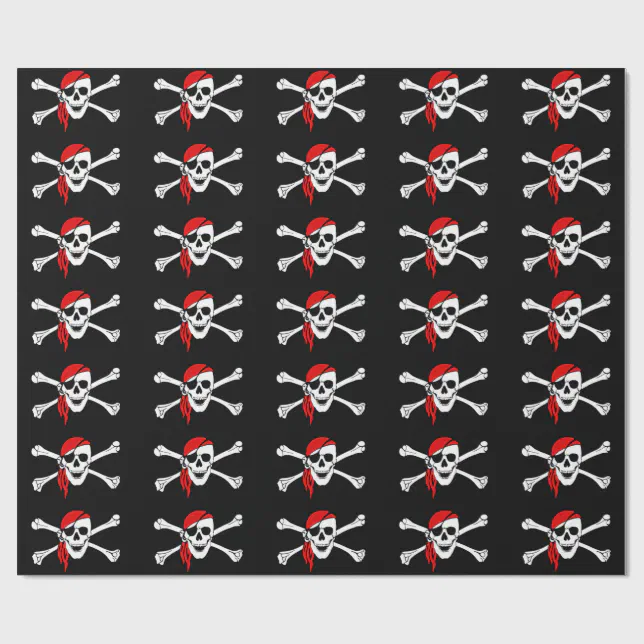 Pirate Wrapping Paper | Zazzle