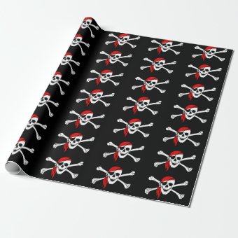 Pirate Wrapping Paper | Zazzle