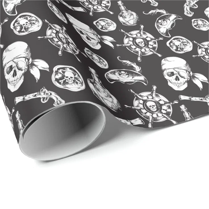 Pirate Wrapping Paper | Zazzle