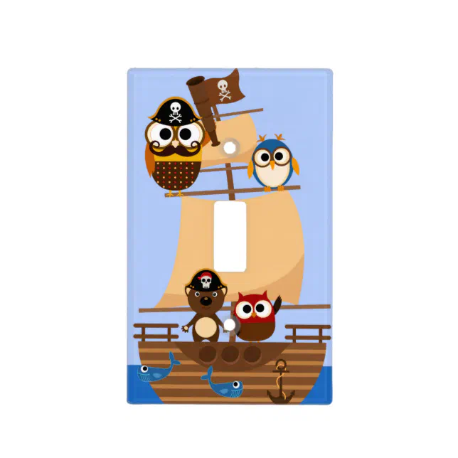 Pirates and Pirate Ship Light Switch Cover | Zazzle