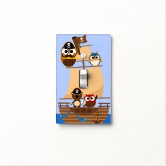 Pirates and Pirate Ship Light Switch Cover | Zazzle
