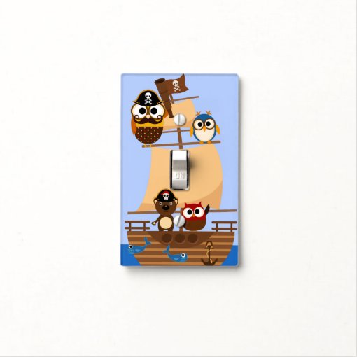 Pirates and Pirate Ship Light Switch Cover | Zazzle