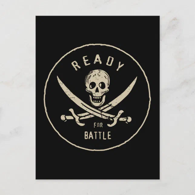 Pirates of the Caribbean 5 | Ready For Battle Postcard | Zazzle