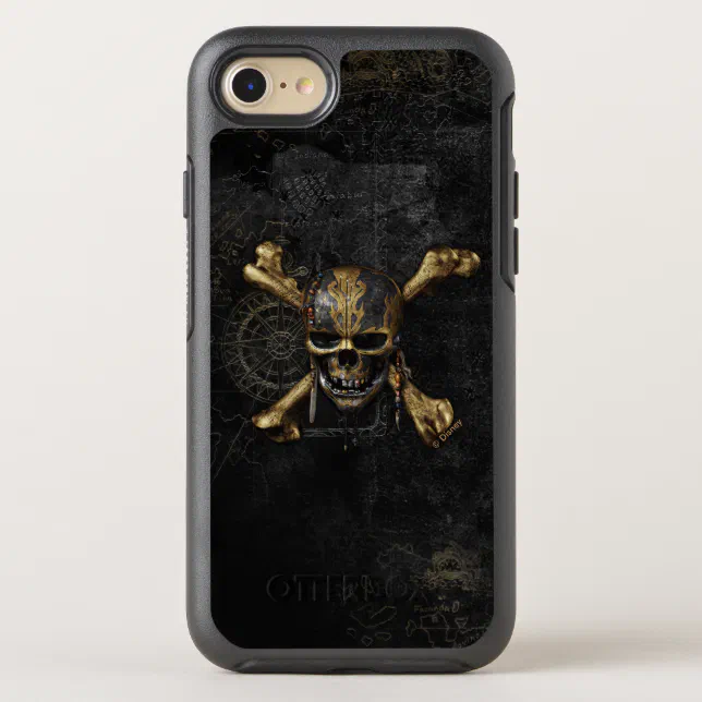 Pirates of the Caribbean Skull & Cross Bones Otterbox iPhone Case | Zazzle