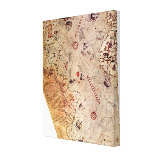 Piri Reis World Map Canvas Print | Zazzle