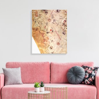Piri Reis World Map Canvas Print | Zazzle
