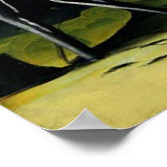 Pirosmani - Roe Deer with a Landscape Background Poster | Zazzle