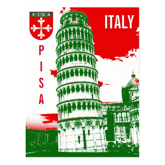 Pisa, Italy - The Leaning Tower Postcard | Zazzle.com