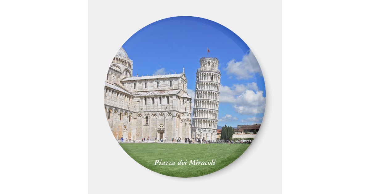 Pisa leaning tower magnet | Zazzle