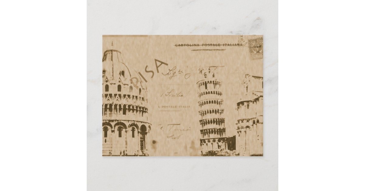 Pisa postcard | Zazzle