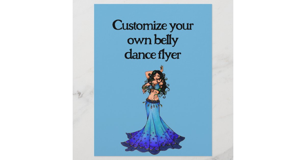 Pisces Belly Dancer Flyer | Zazzle