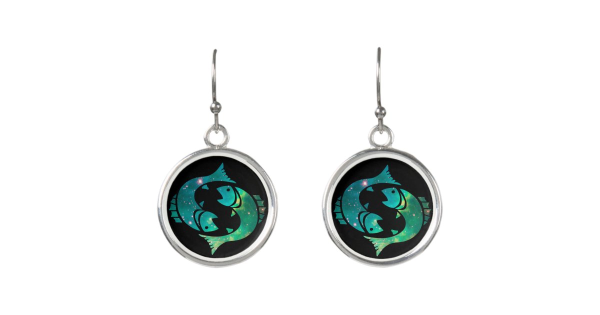 Pisces Earrings | Zazzle