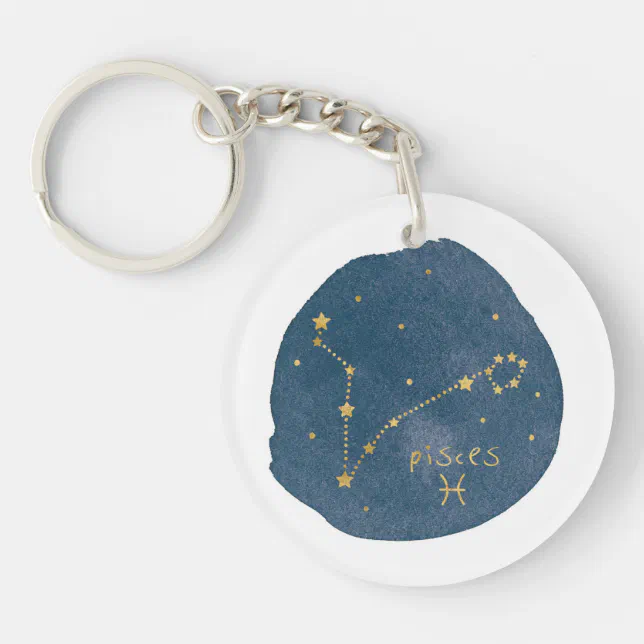 Pisces Keychain | Zazzle