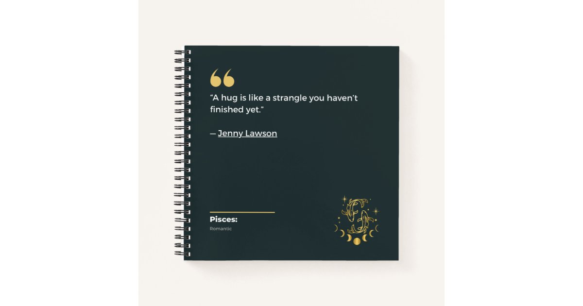 Pisces notebook | Zazzle