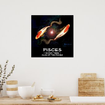 Pisces poster | Zazzle
