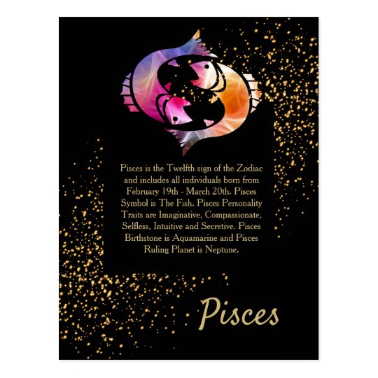 Pisces the Fish Postcard | Zazzle.com