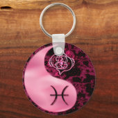 Pisces Yin Yang Keychain | Zazzle
