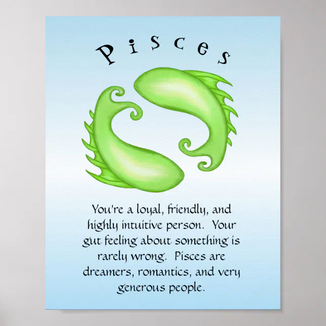 Pisces Zodiac Fish Astrology Sign | Zazzle