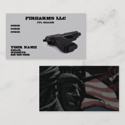 Pistol Gun Business Card | Zazzle