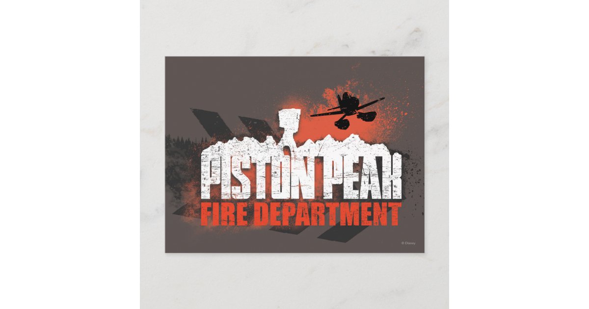 Piston Peak Fire Department Postcard | Zazzle