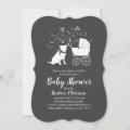 Pit Bull Baby Shower Gender Neutral Pitbull Invita Invitation | Zazzle