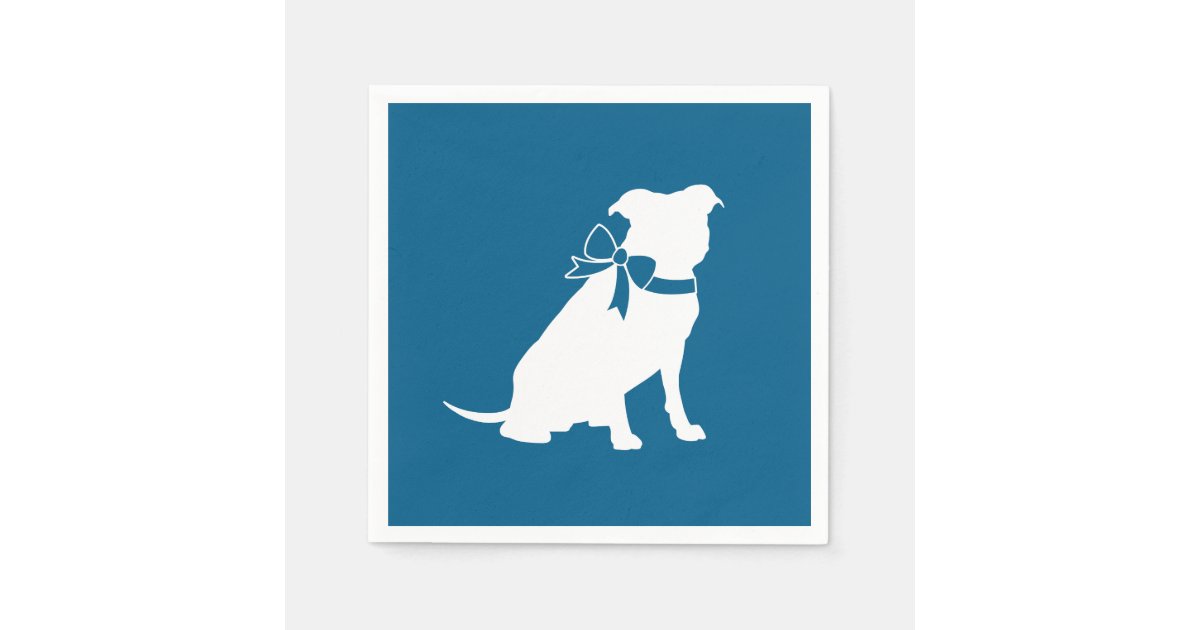 Pit Bull Dog Baby Shower Napkins | Zazzle