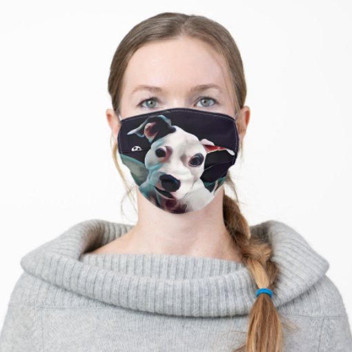 Pit Bull Face Mask | Zazzle