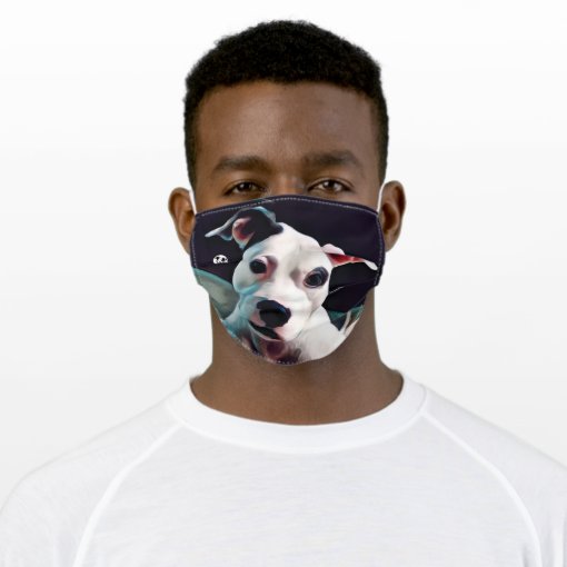 Pit Bull Face Mask | Zazzle