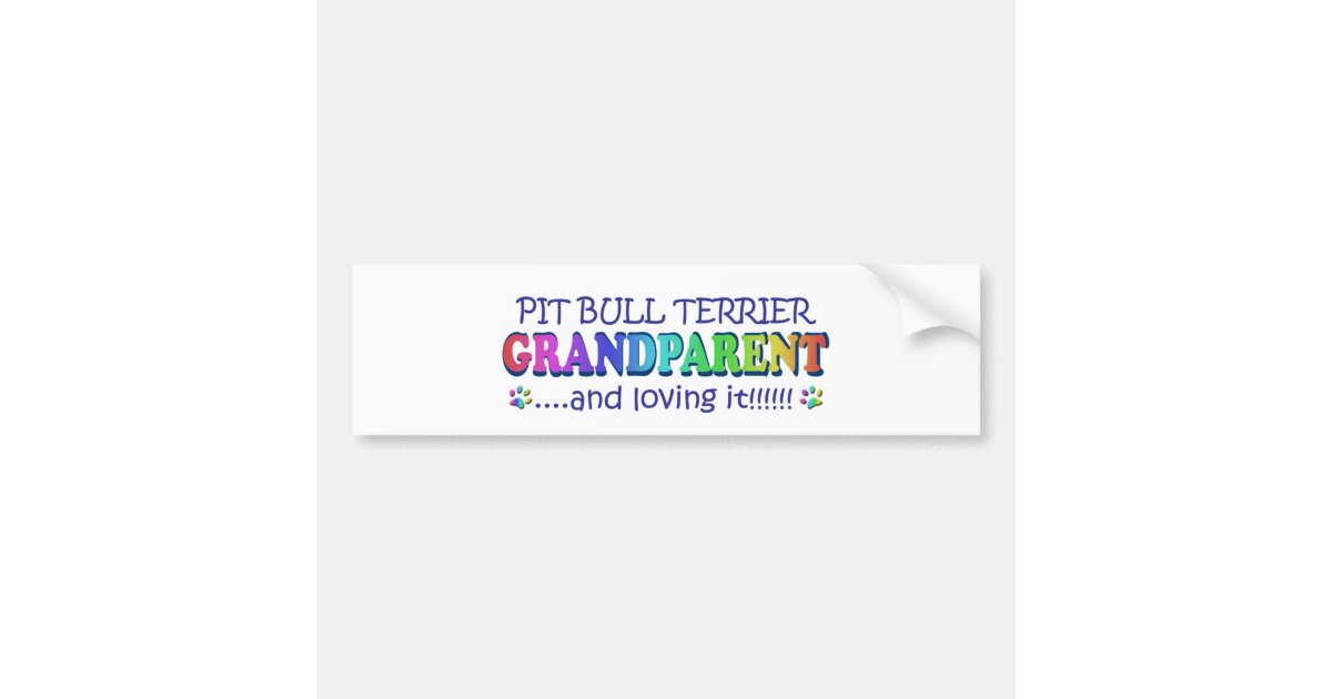 PITBULL BUMPER STICKER | Zazzle