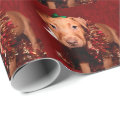 Pitbull puppy Christmas Wrapping Paper | Zazzle
