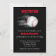 Pitch The Ball Baseball Team Customized Editable Invitation | Zazzle