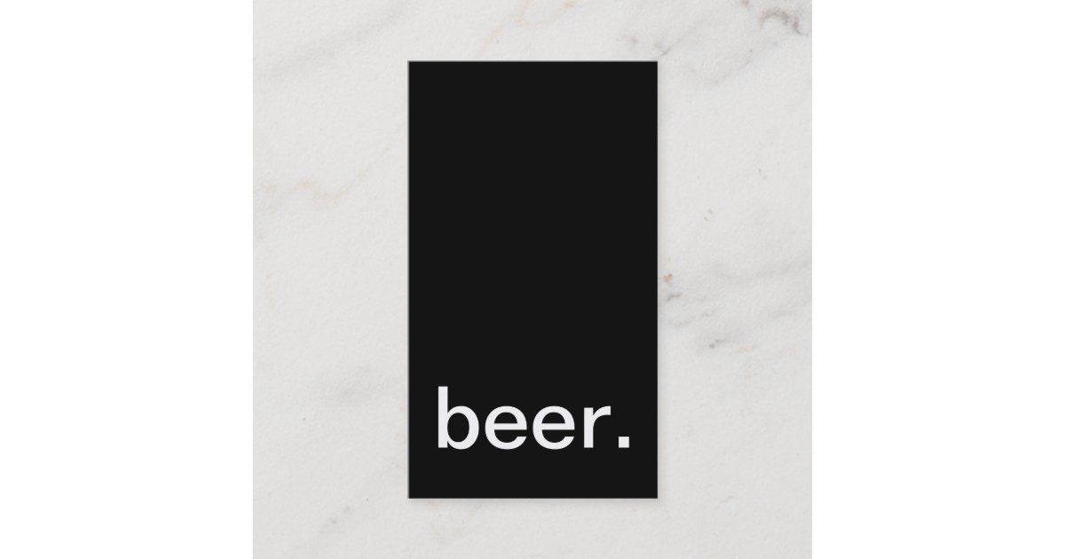 pitcher of beer punch card | Zazzle