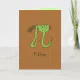 Pithon Python Snake - Pi Day Math Greeting Card | Zazzle