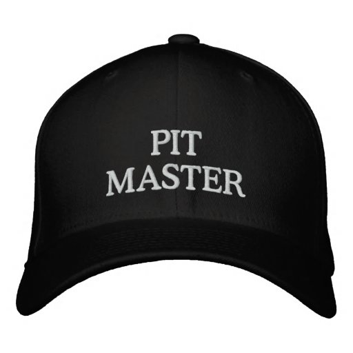 PITMASTER EMBROIDERED BASEBALL CAP | Zazzle.com