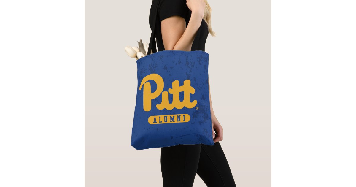 Pitt Alumni Distressed Tote Bag | Zazzle
