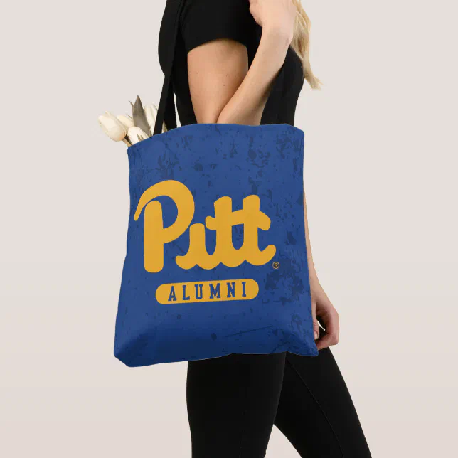 Pitt Alumni Distressed Tote Bag | Zazzle