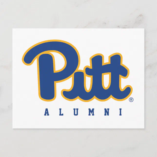 Pitt Alumni Postcard | Zazzle