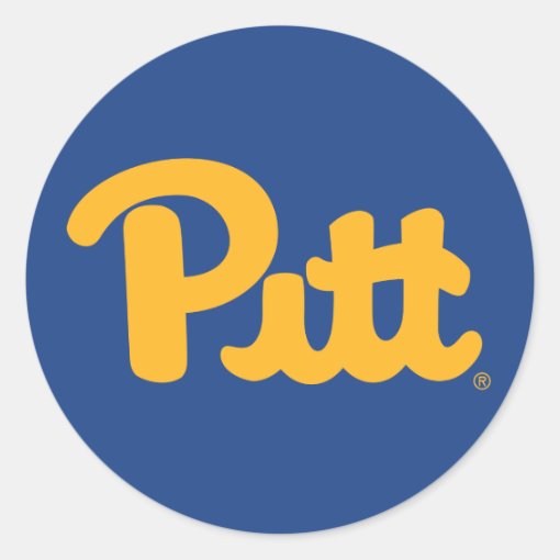 Pitt Classic Round Sticker | Zazzle