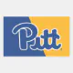 Pitt Color Block Rectangular Sticker | Zazzle