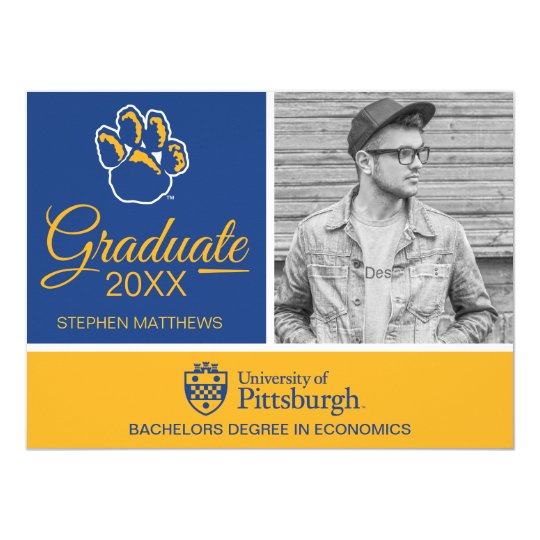 Pitt Graduation Invitation | Zazzle.com