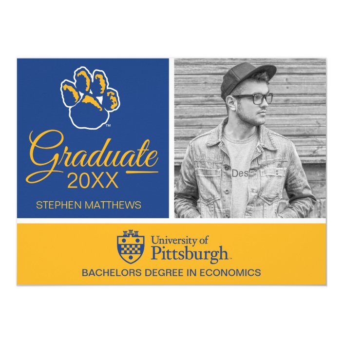 Pitt Graduation Invitation | Zazzle.com