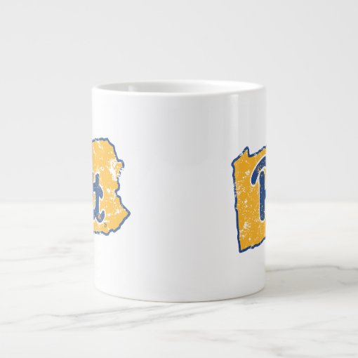 Pitt Logo State Love Giant Coffee Mug | Zazzle