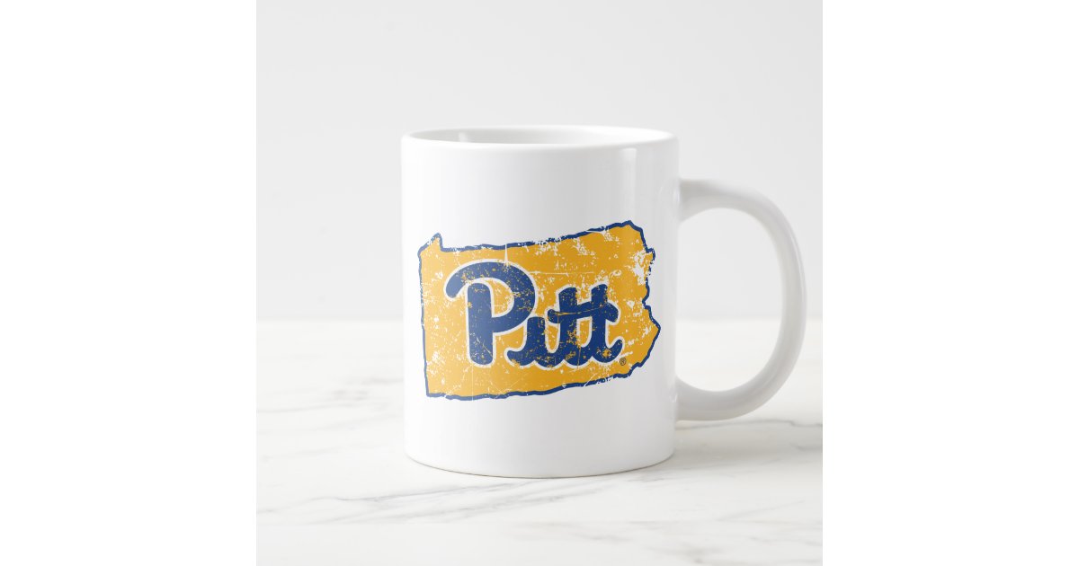 Pitt Logo State Love Giant Coffee Mug | Zazzle