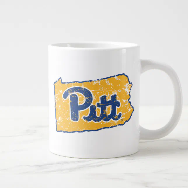 Pitt Logo State Love Giant Coffee Mug | Zazzle