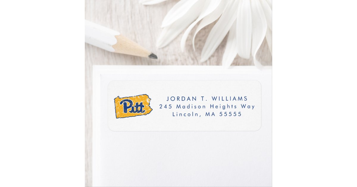 Pitt Logo State Love Label | Zazzle