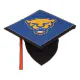 Pitt Panthers Logo Graduation Cap Topper | Zazzle